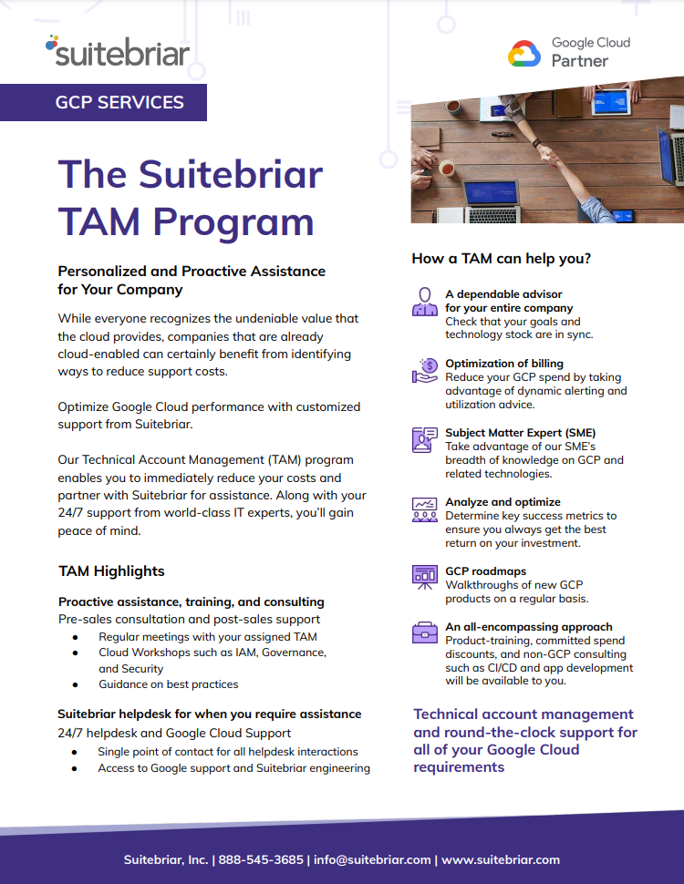 The Benefits of a Technical Account Manager (TAM) When Navigating the Cloud